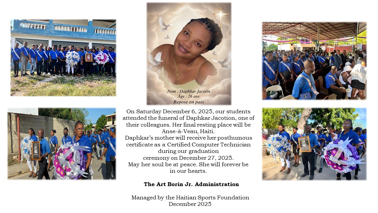 Honoring the Life of Daphkar Jacotin – Haitian Sports Foundation